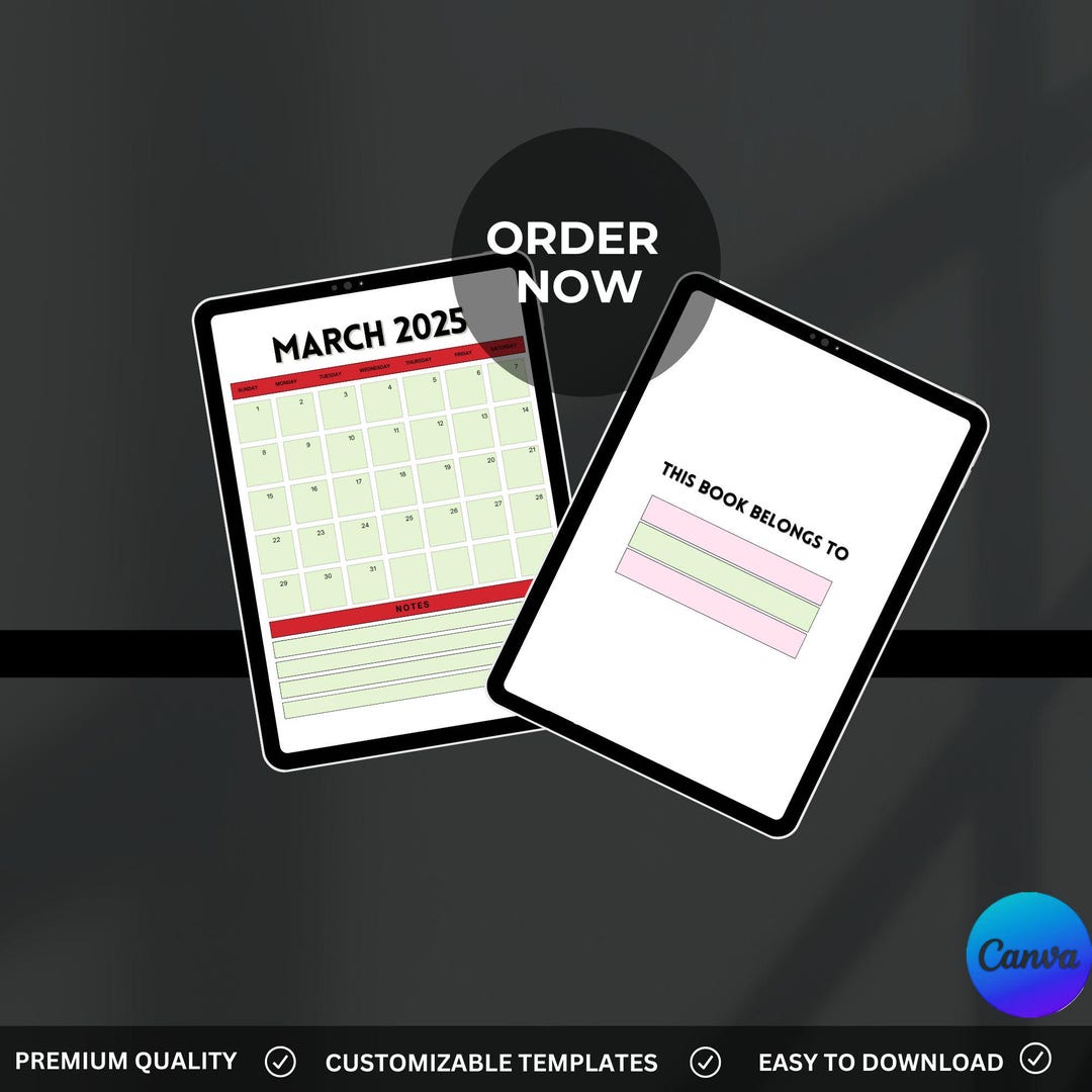 2025 Social Media Calender, Instant Download, 2025 Calendar, Content ...