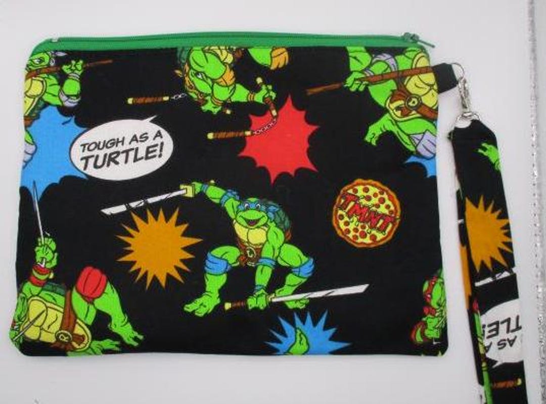Teenage Mutant Ninja Turtles Wristlet / Pouch -- Handmade TMNT - Etsy