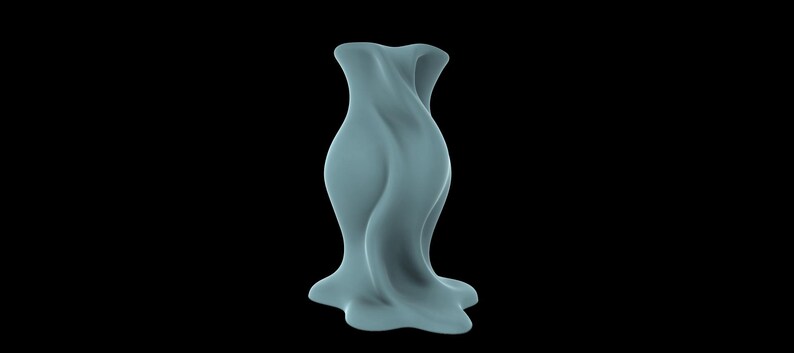 Color Spill Vase: Bold Pigment, Flowing Liquid Curves - Etsy