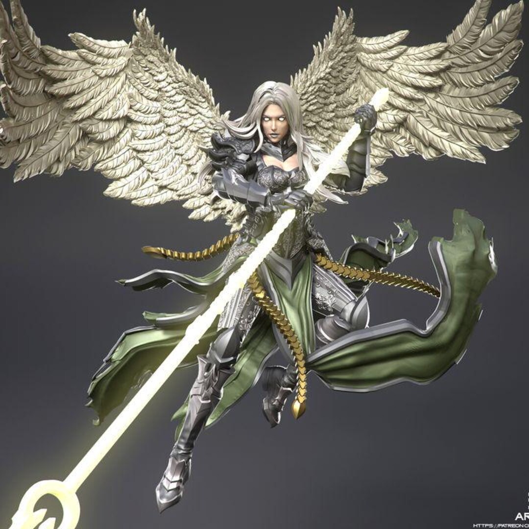 Hope Angel Fantasy Model (demon Optional) 50mm 75mm 100mm 150mm {by ...
