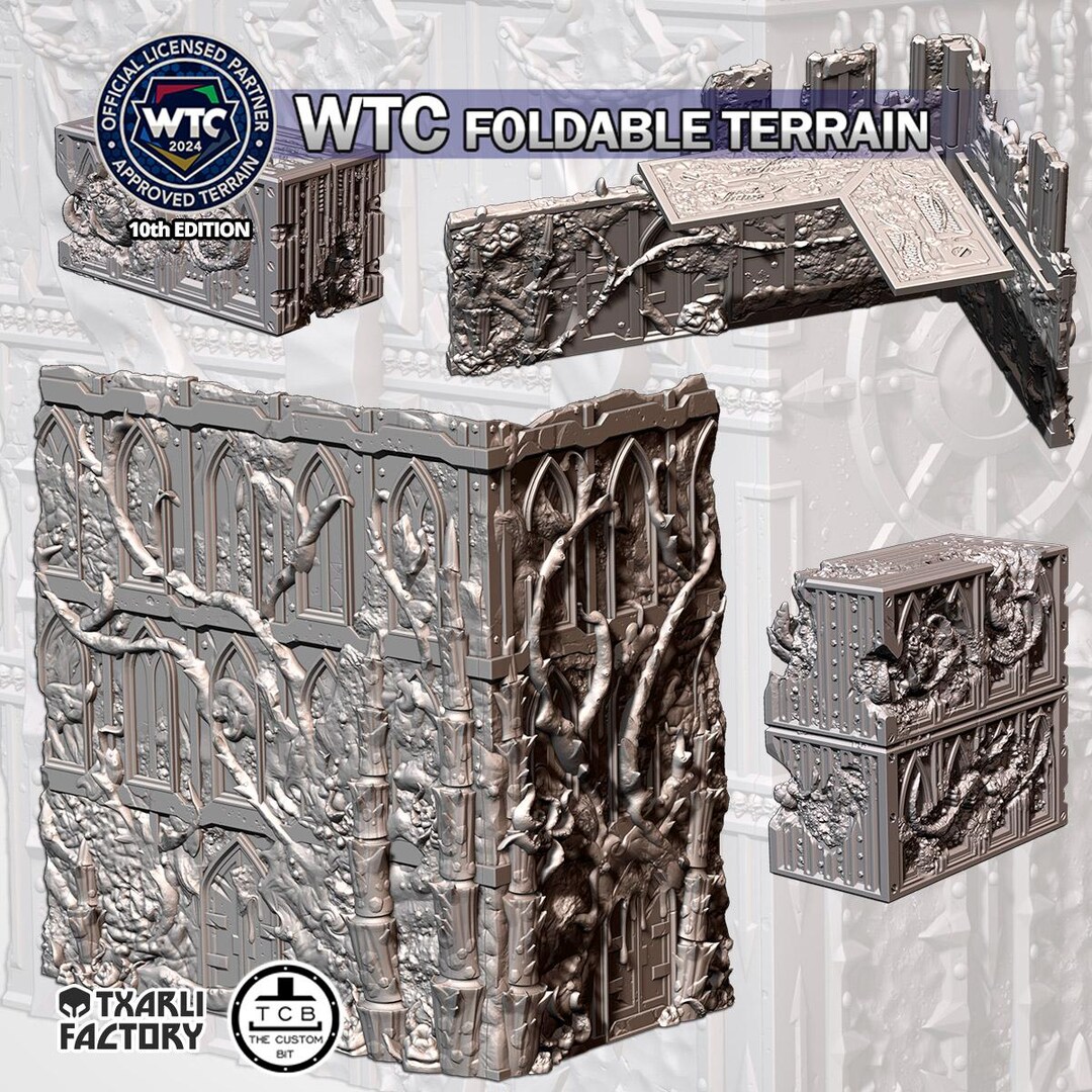 WTC Official ’nids Foldable Terrain Full Tournament READY Sets / Pieces ...