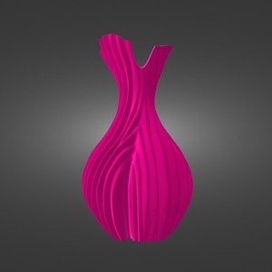 Ripple Vase: Modern Wave Design - Elegant Indoor Decor - Etsy UK