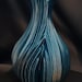 Ripple Vase: Modern Wave Design - Elegant Indoor Decor - Etsy UK