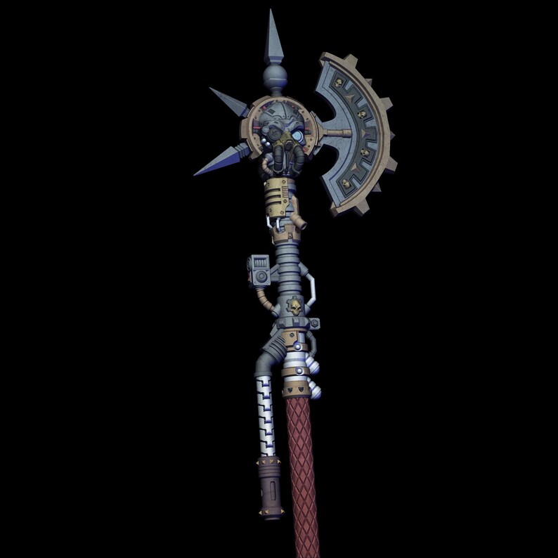 Mechanic's Saint Spear- Ferrus Santus - the Eternal Forge Collection - Etsy