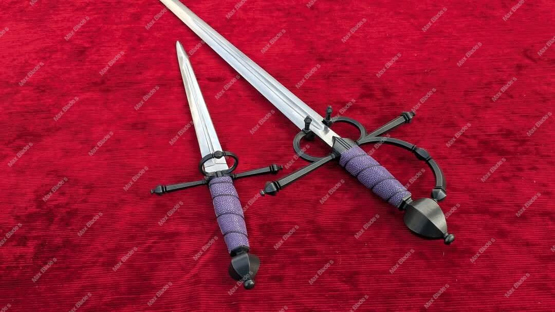 Hand Forged Renaissance Rapier Swords – High Carbon Steel, Full Tang ...