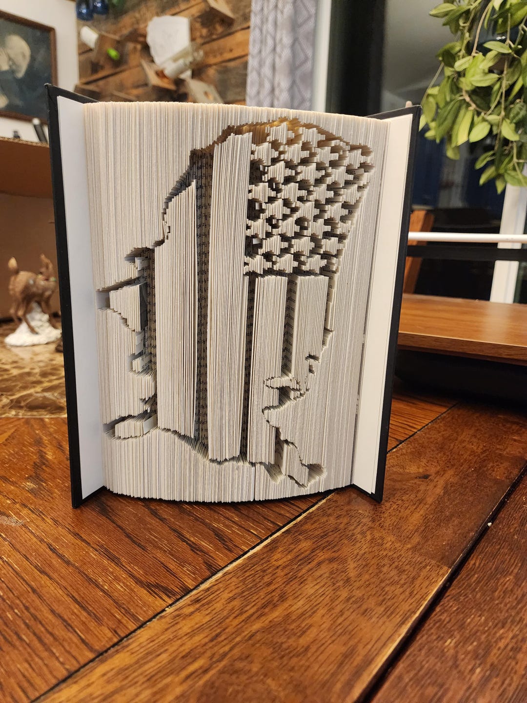 Folded Book Art Hand Crafted Specifically for You. Covered in Soft ...