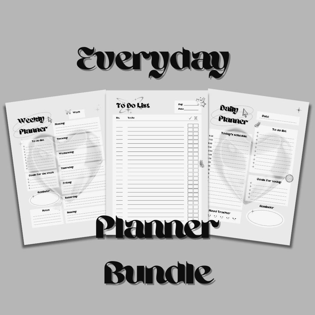 Y2K Inspired Planners - Digital Planner, Daily Planner, Weekly Planner ...