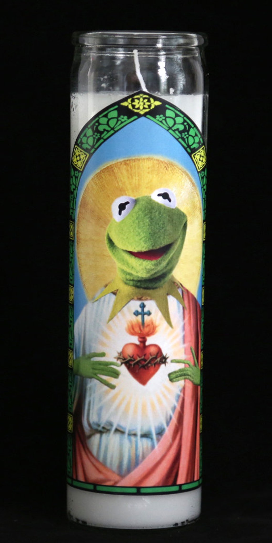 Saint Kermit Prayer Candle - Etsy