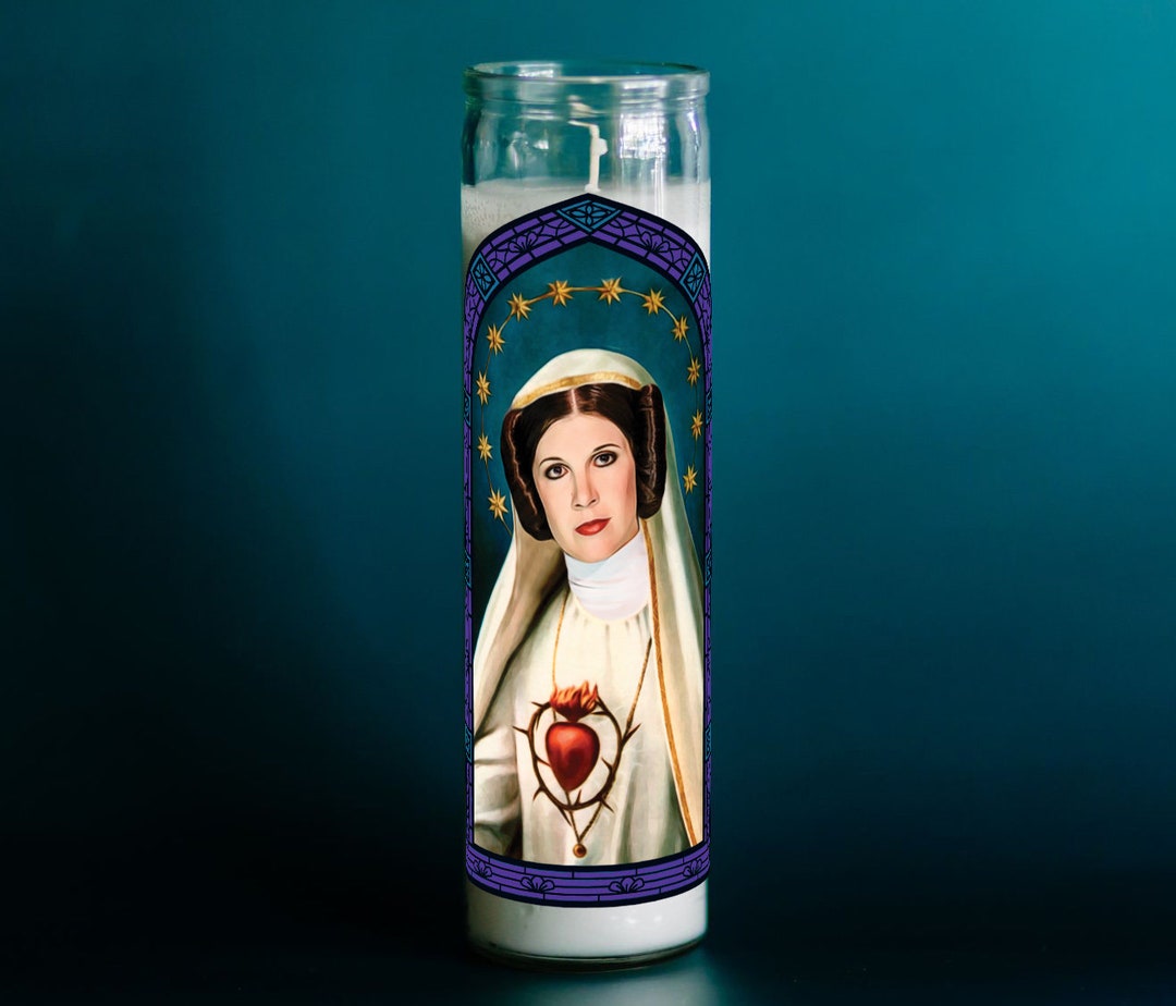 Saint Leia, Our Lady of the Rebellion Prayer Candle - Etsy