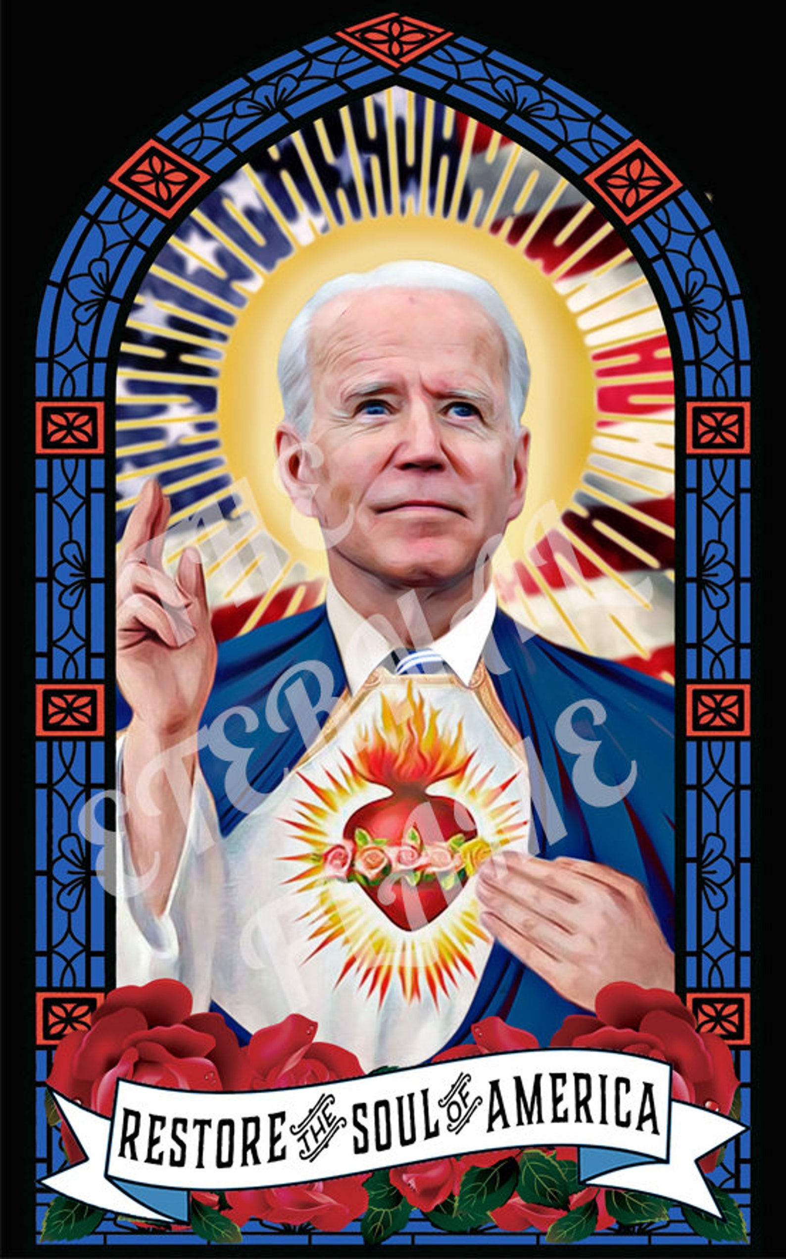 Saint Biden Patron Saint of Restoring the Soul of America | Etsy