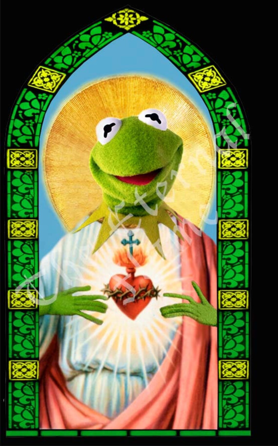 Saint Kermit Prayer Candle - Etsy