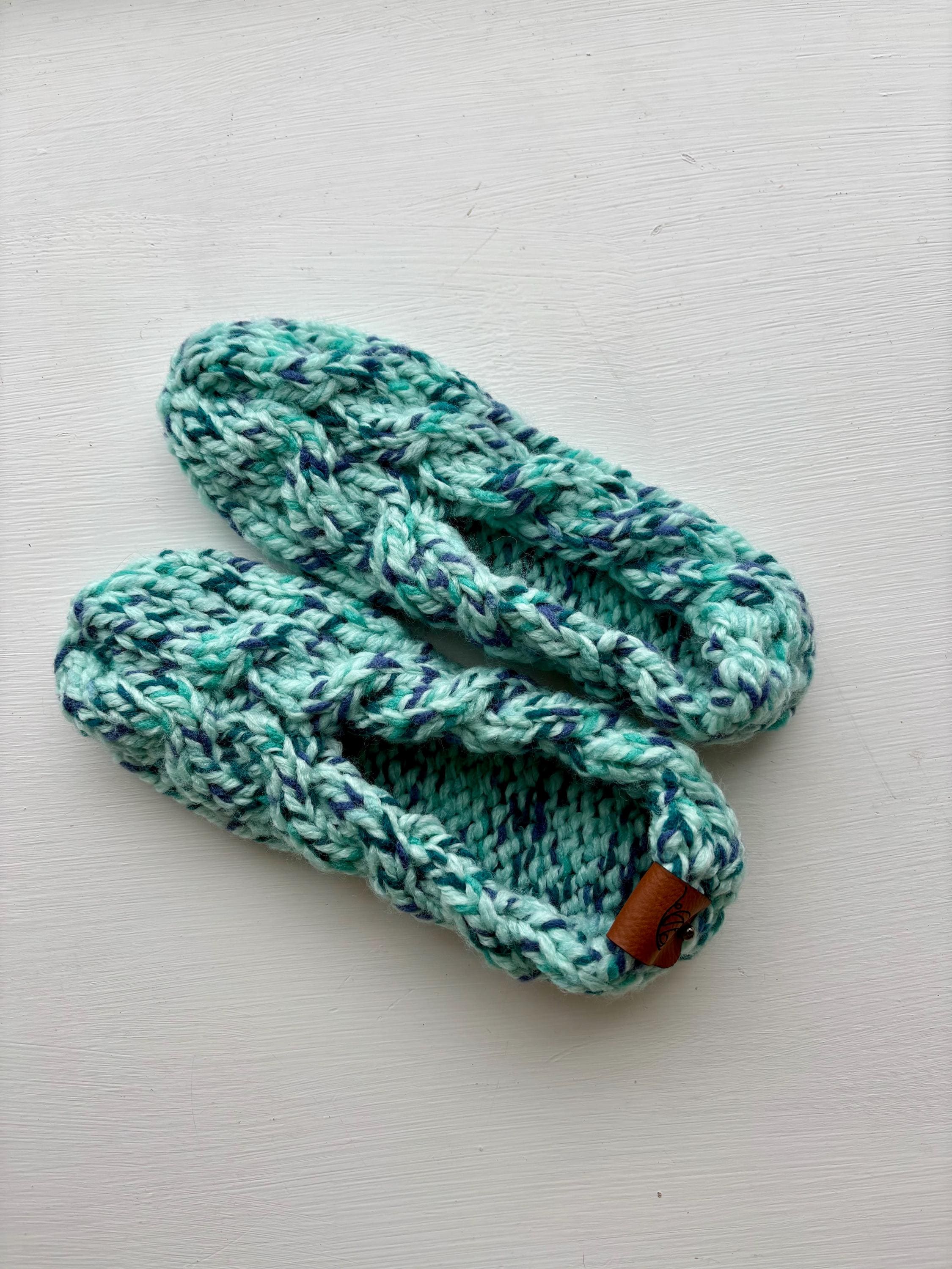 Cozy Cable Knit Slippers - Etsy