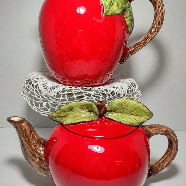 Apple Teapot - Etsy