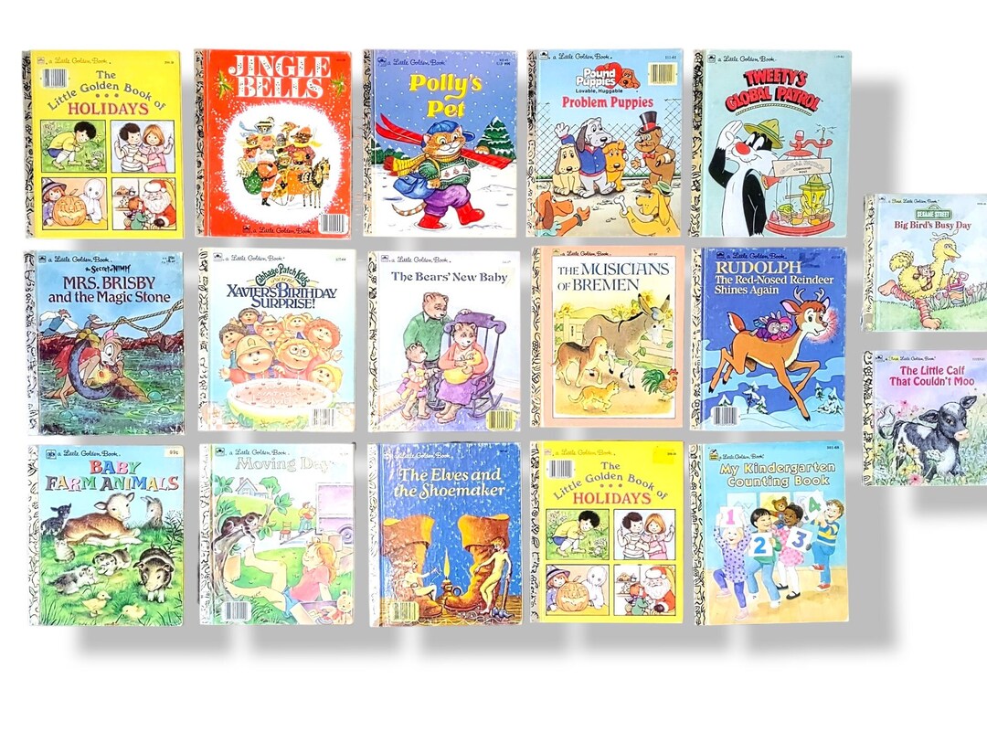 Vintage Little Golden Books 1980s Collection Lot of 17 - Etsy