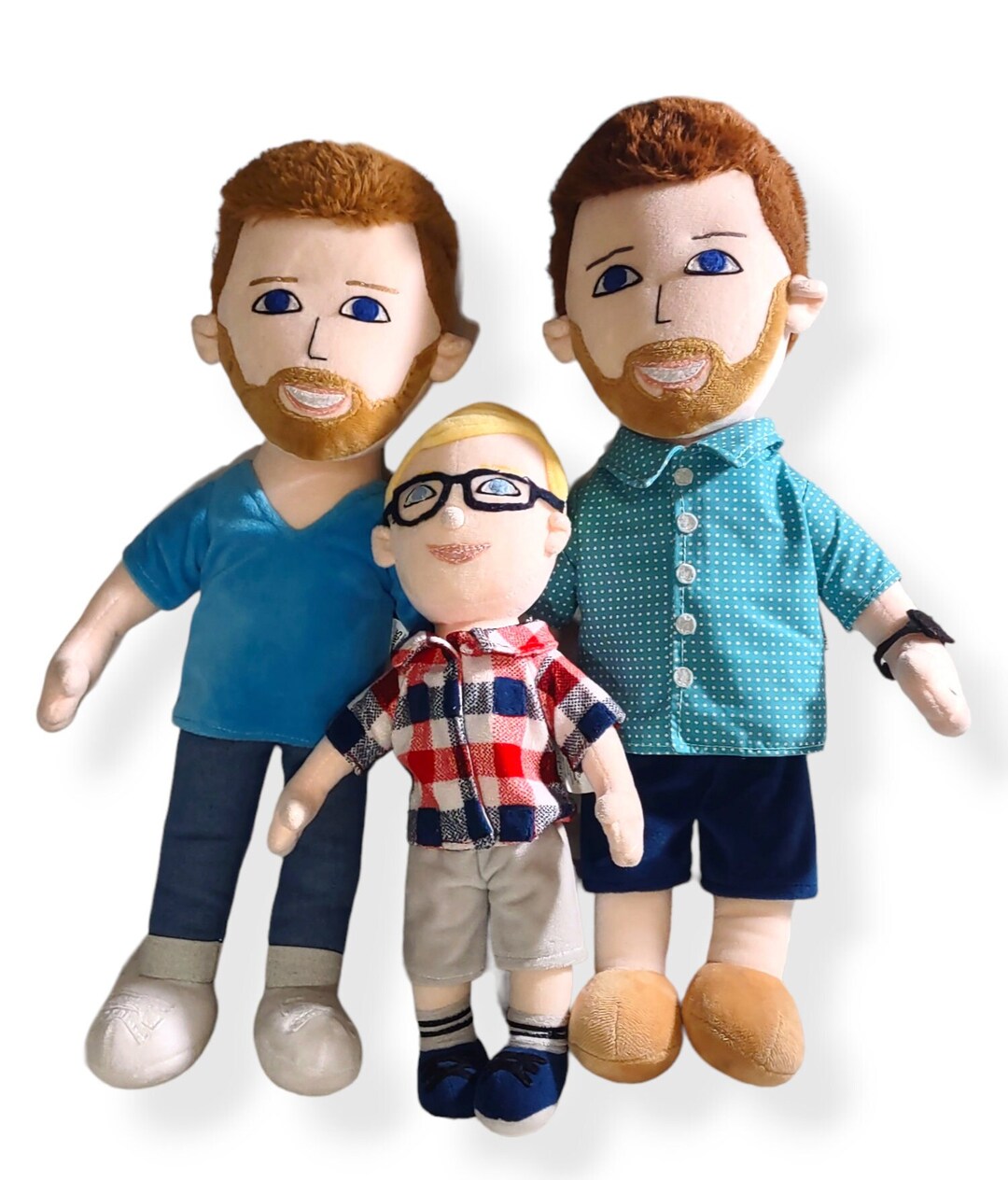 LGBTQ Dolls Plush Budsies 18 Family Two Dad's - Etsy