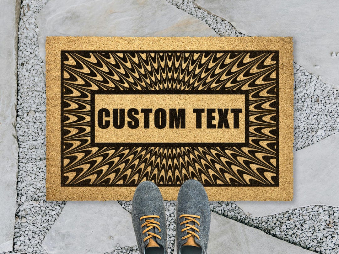 Customized Optical Illusion Doormat - Etsy