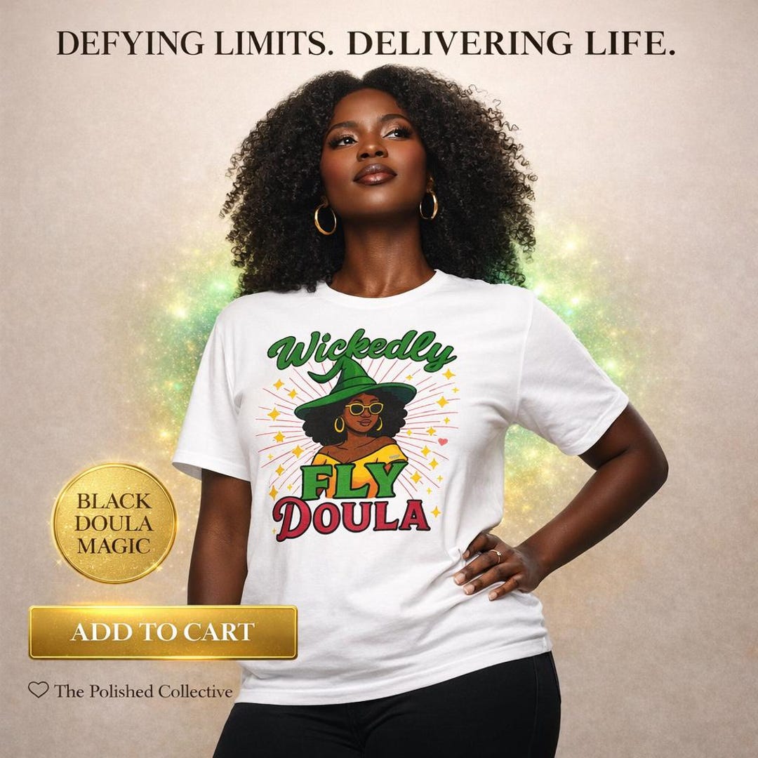 Fly Doula Tee | Black Girl Magic Birth Worker Shirt | Empowerment Gift ...