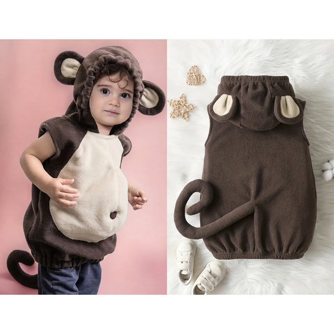 Baby Cute Monkey Costume Baby Monkey Romper Party Kid - Etsy
