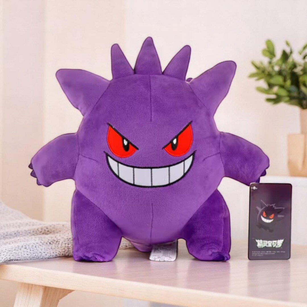Pokémon Gengar Plush - Kawaii Soft Plush Doll | Fun Anime Toys ...
