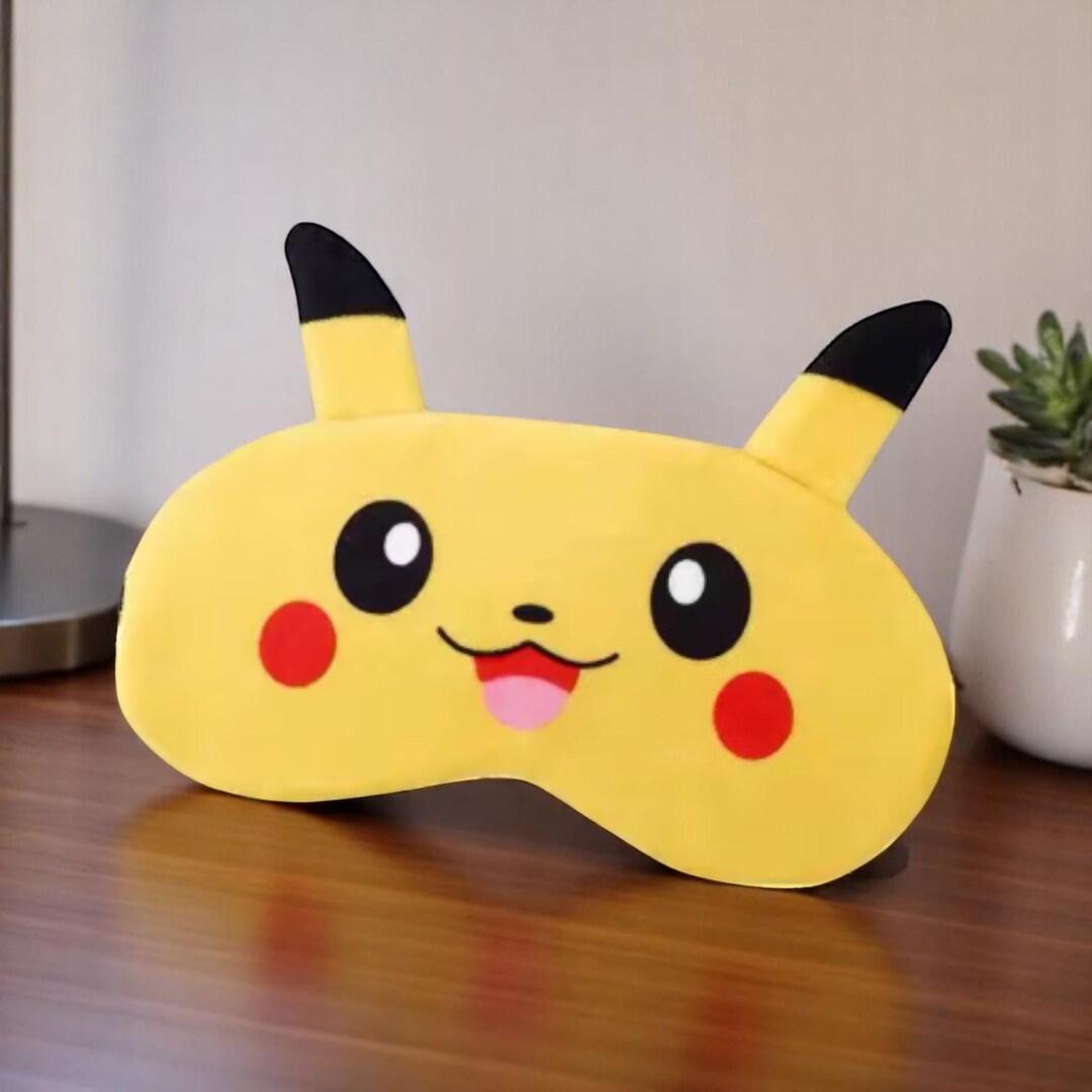 Pokémon Kawaii Sleep Mask - Pikachu, Snorlax, Soft Headband for Eyes ...