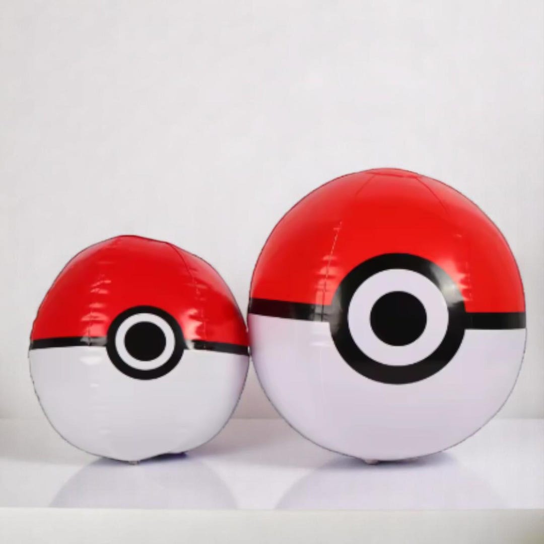 Beach Ball - 16 Inch PVC Toy With Pikachu & Friends | Colorful Anime ...