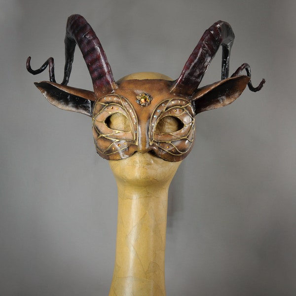 Goat Masquerade Mask - Etsy