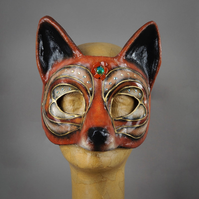 Cross Fox Therian Mask - Etsy
