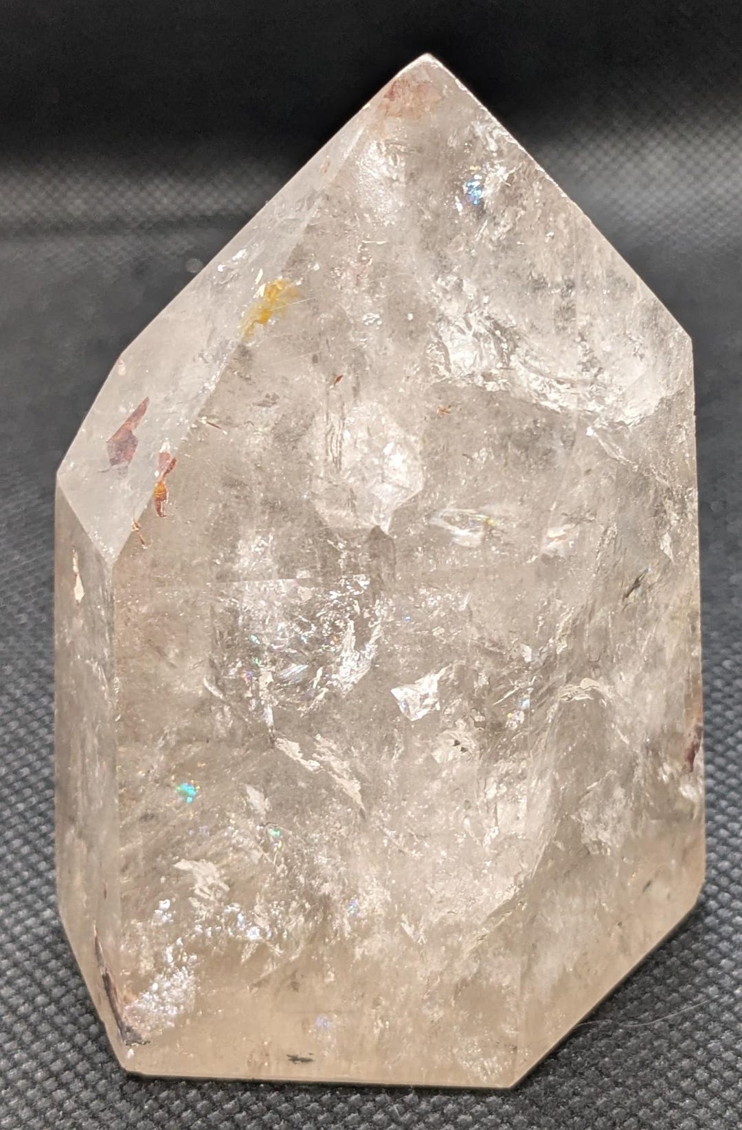 Brazilian Quartz Crystal Tower ~ Cleansed in Sedona’s Oak Creek ~ 3"x2 ...