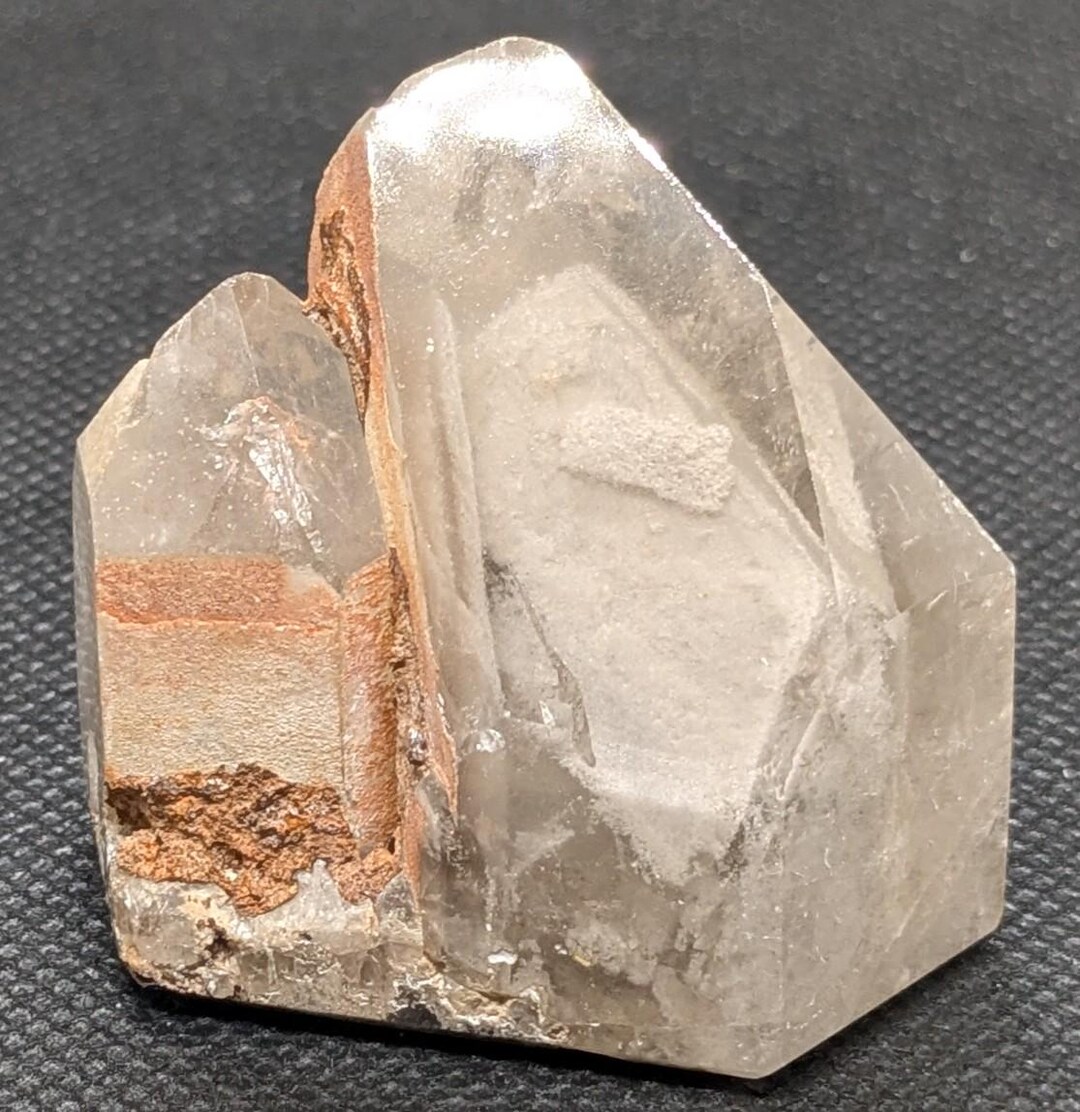 Natural Phantom Quartz Cluster With Hematite Inclusions ~ Sedona ...