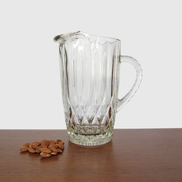Heavy Glass Pitcher - Etsy