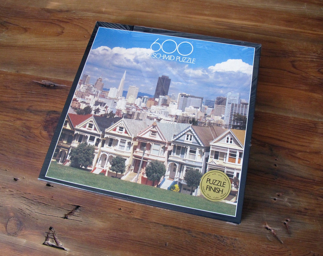 San Francisco Painted Ladies Jigsaw Puzzle Sealed Vintage - Etsy