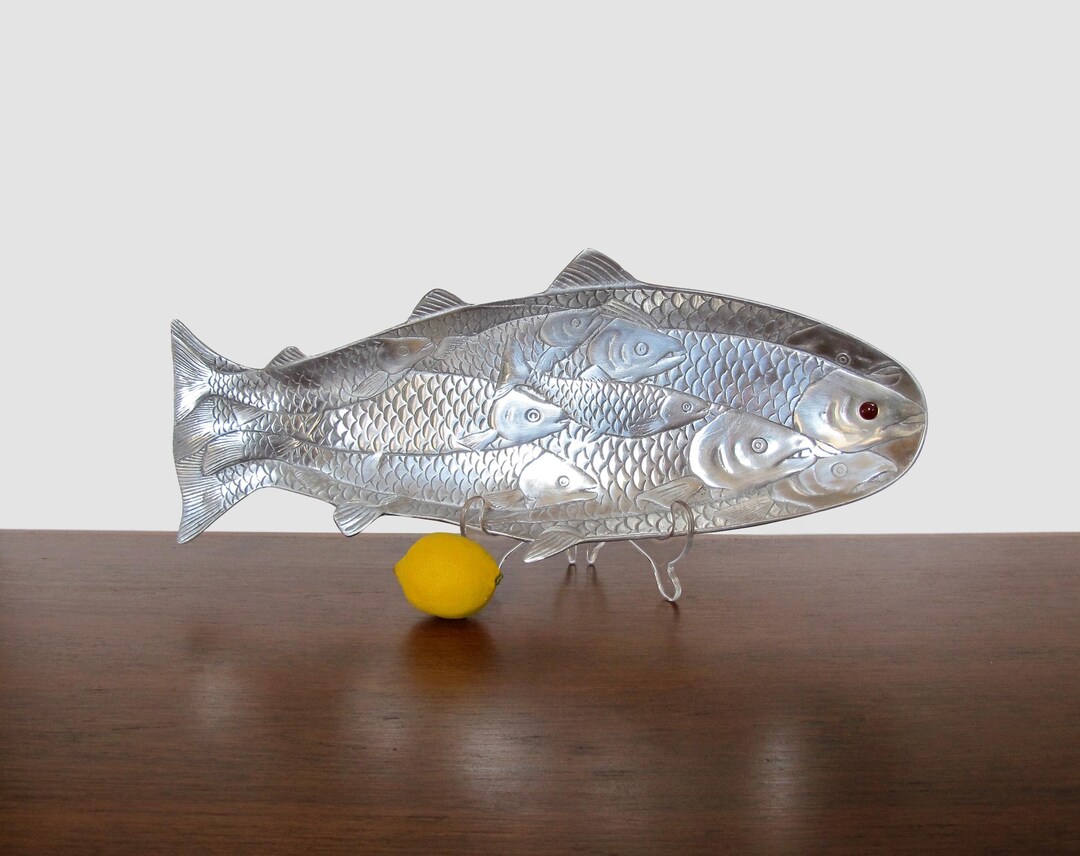 1980s Arthur Court Fish Platter With Carnelian Eye - Etsy
