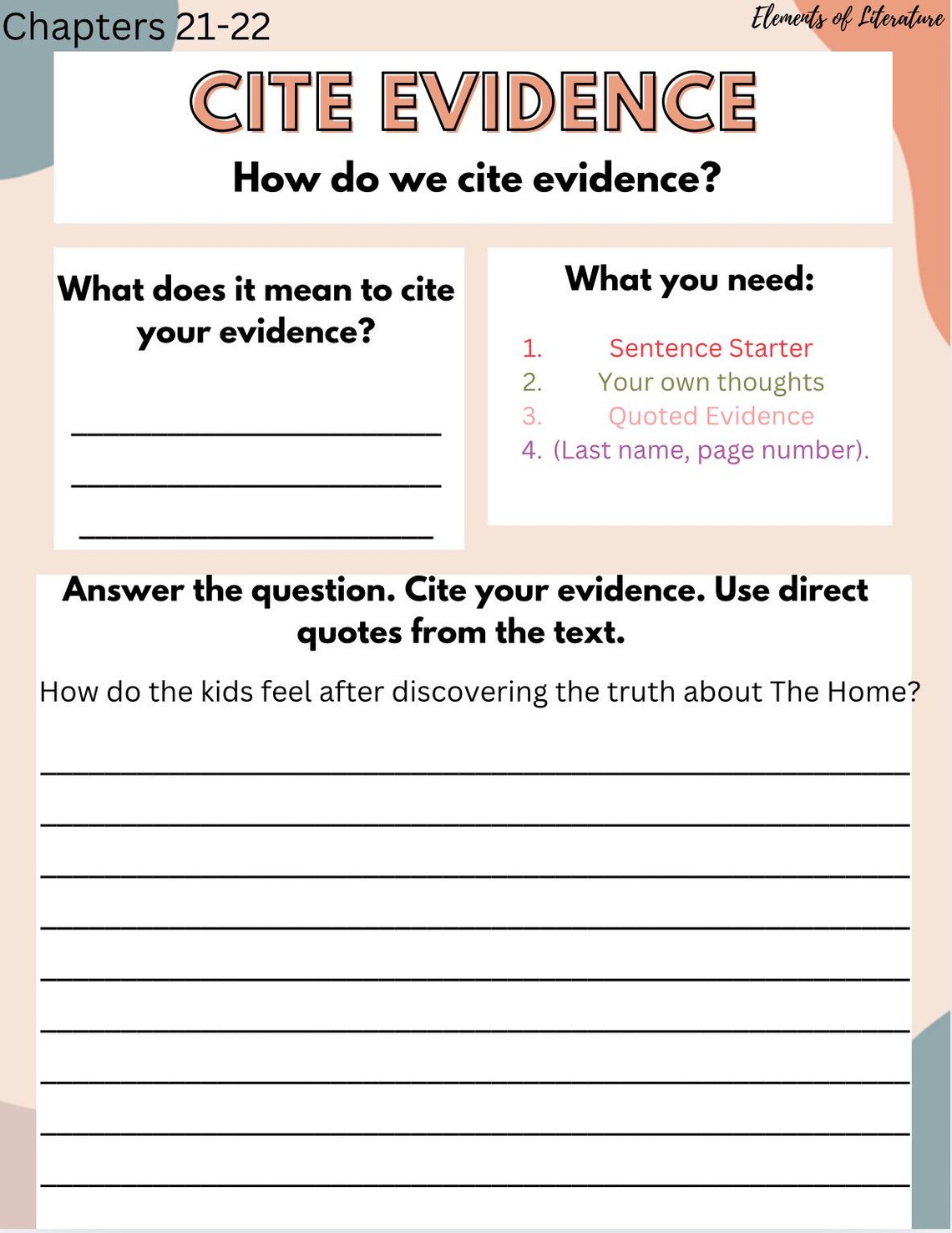The One Safe Place Novel Study. Includes Author Exploration, POV, Theme ...
