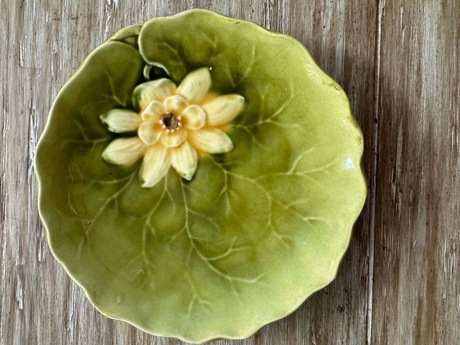 Villeroy & Boch Majolica Water Lily Plates C.1900's - Etsy