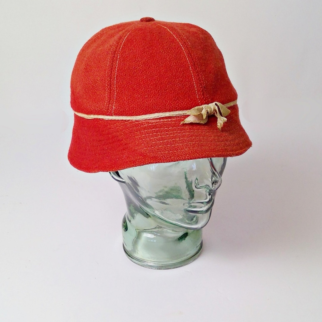 Vintage Ladies Woolrich Red Wool Hunting Hat 1940s 1950s - Etsy