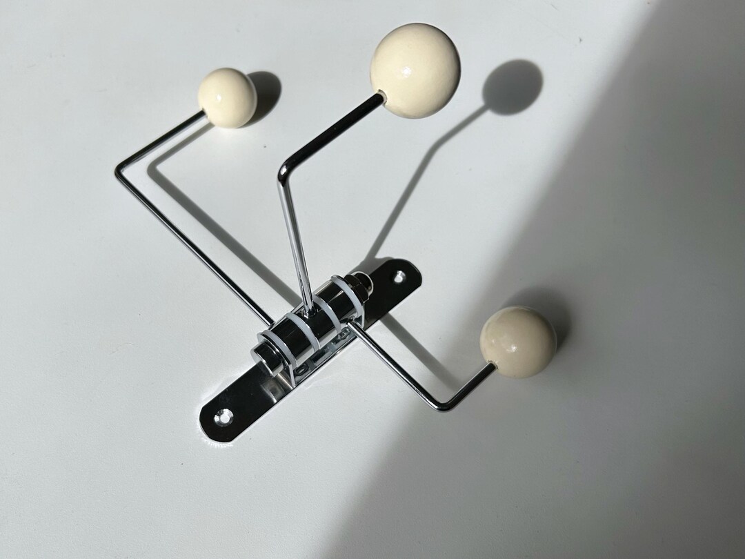 Mid Century Wall Hook - Metal Coat Rack - Entryway Organizer - Modern ...