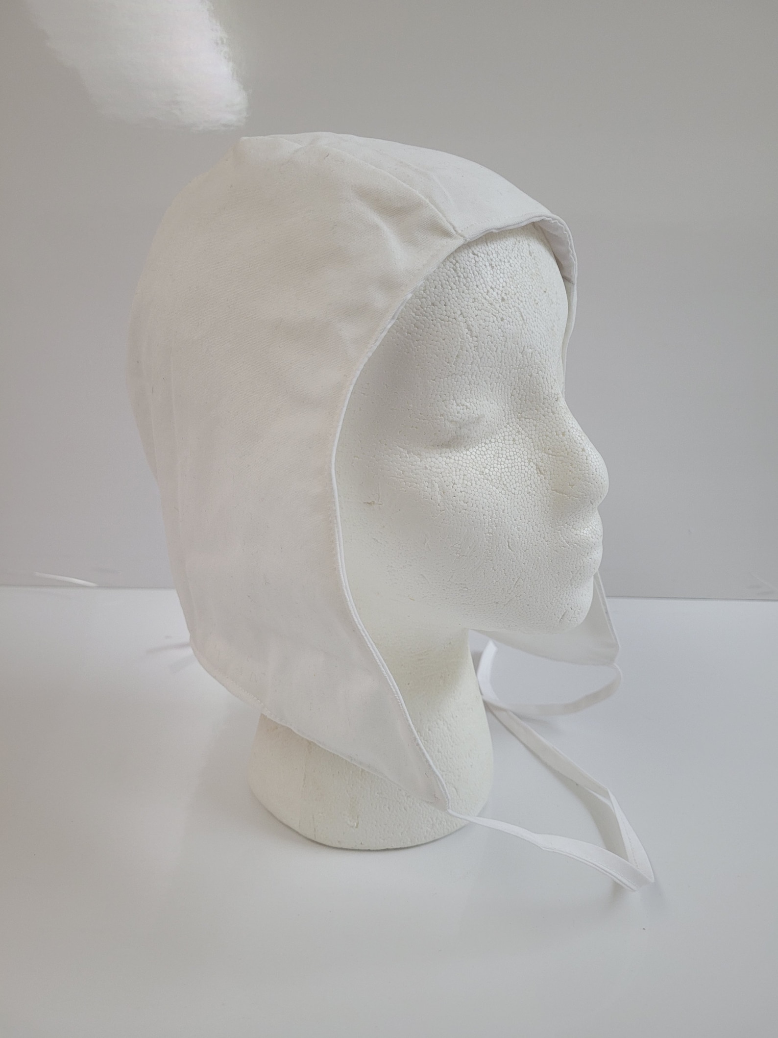 White Cotton Biggins Arming Cap, Renaissance Costume, Tudor Medieval ...