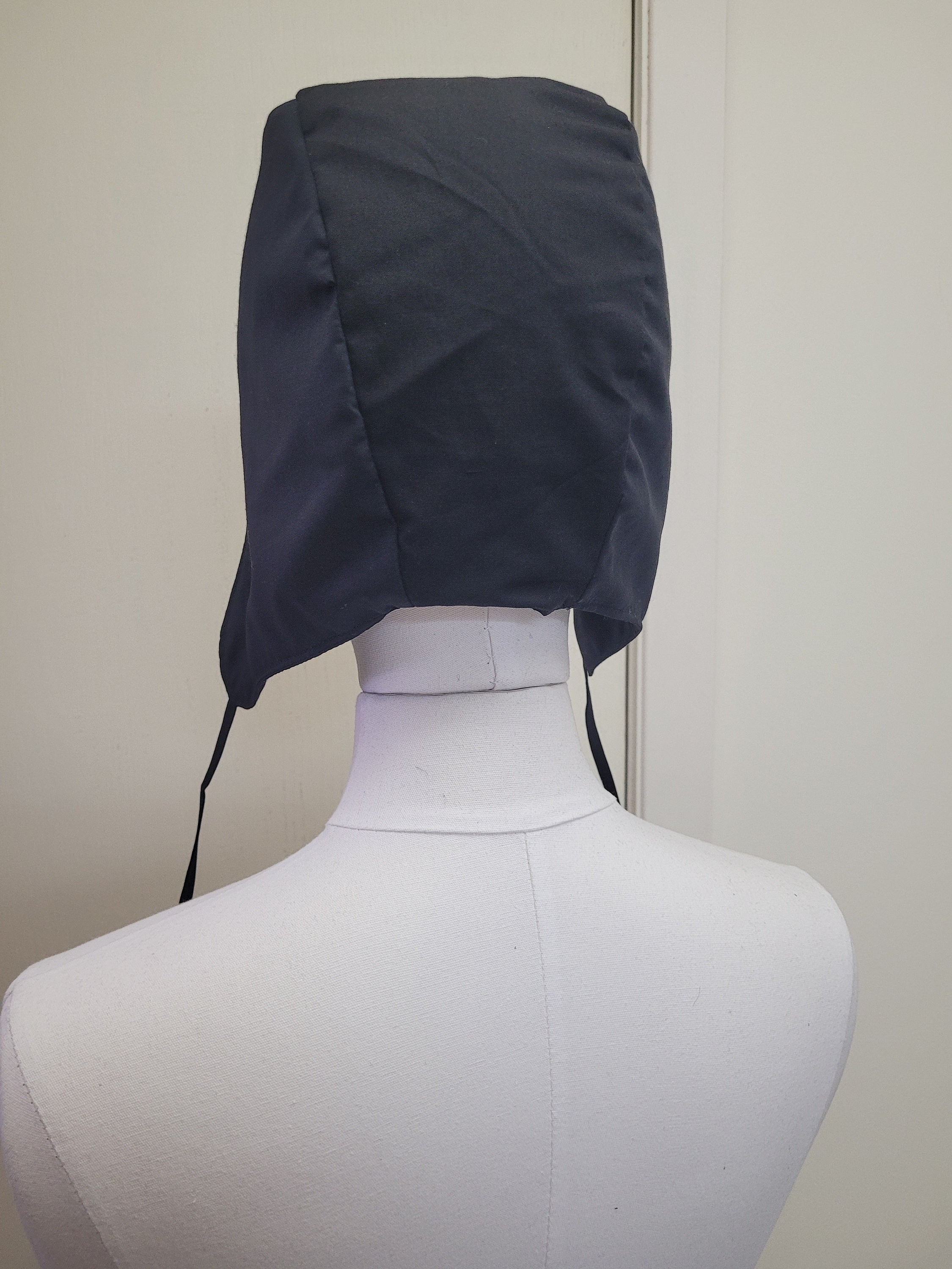 Black Cotton Biggins Arming Cap, Renaissance Costume, Tudor Medieval ...