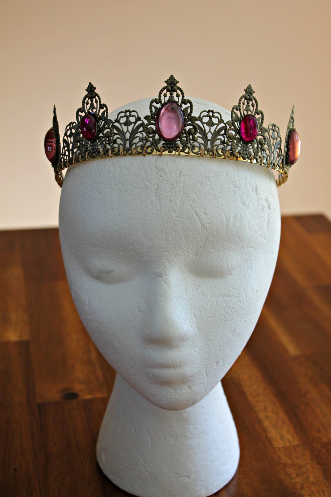 CUSTOM Renaissance Crown Tudor Tiara Medieval Crown Tiara - Etsy
