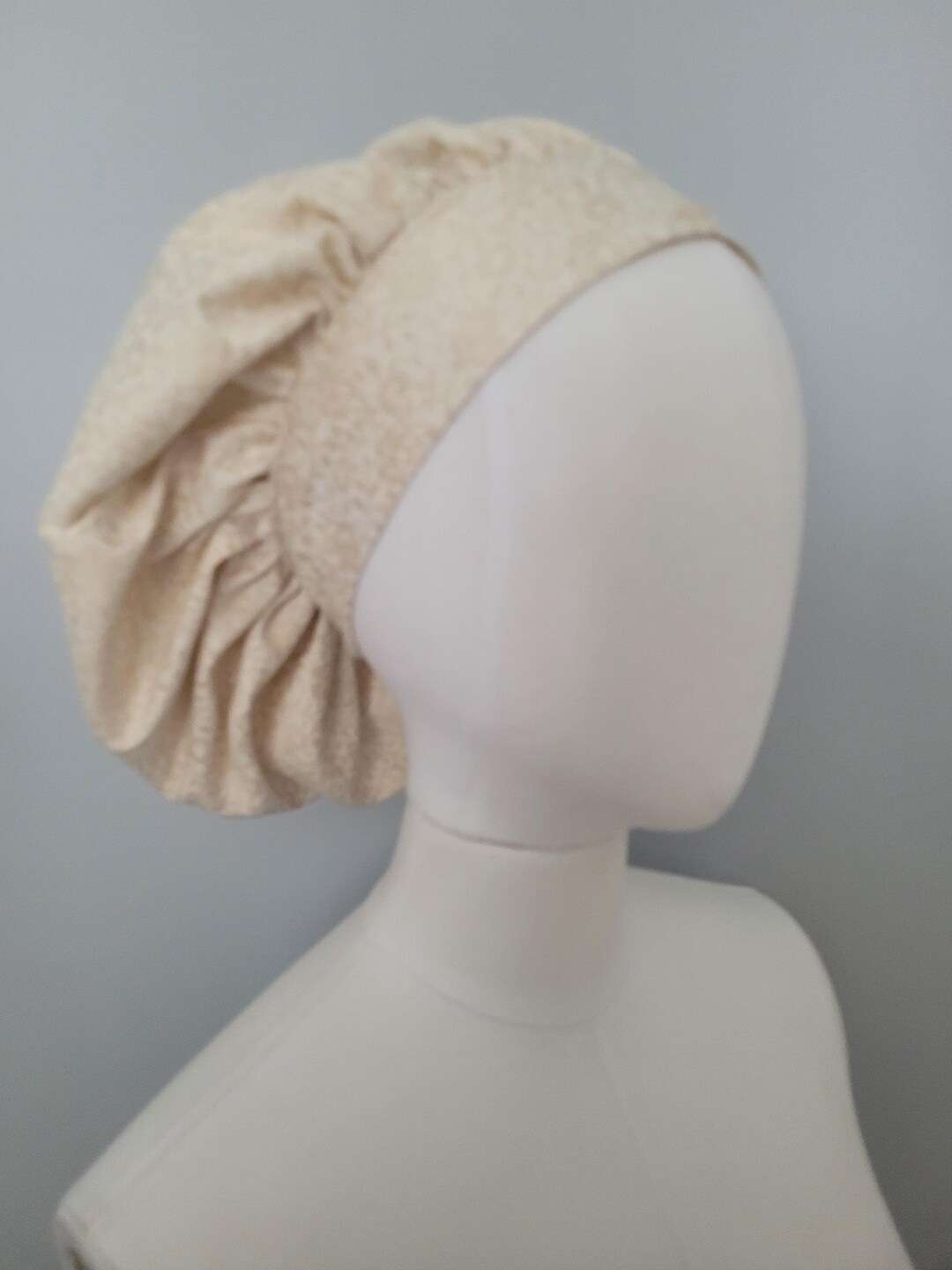 Ivory Muffin Cap, Tudor Renaissance Faire Costume Hat, Medieval Caul ...