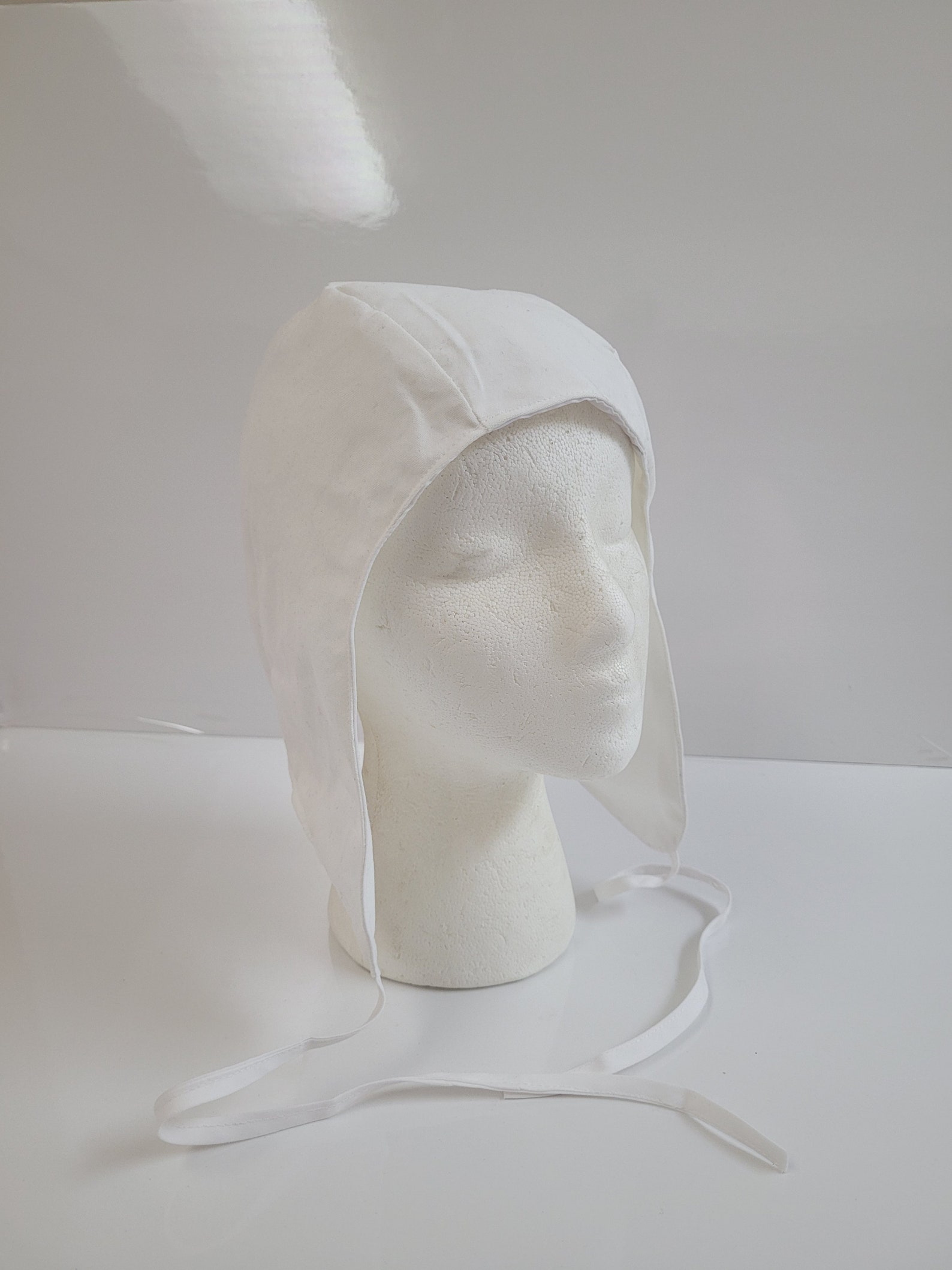 White Cotton Biggins Arming Cap, Renaissance Costume, Tudor Medieval ...