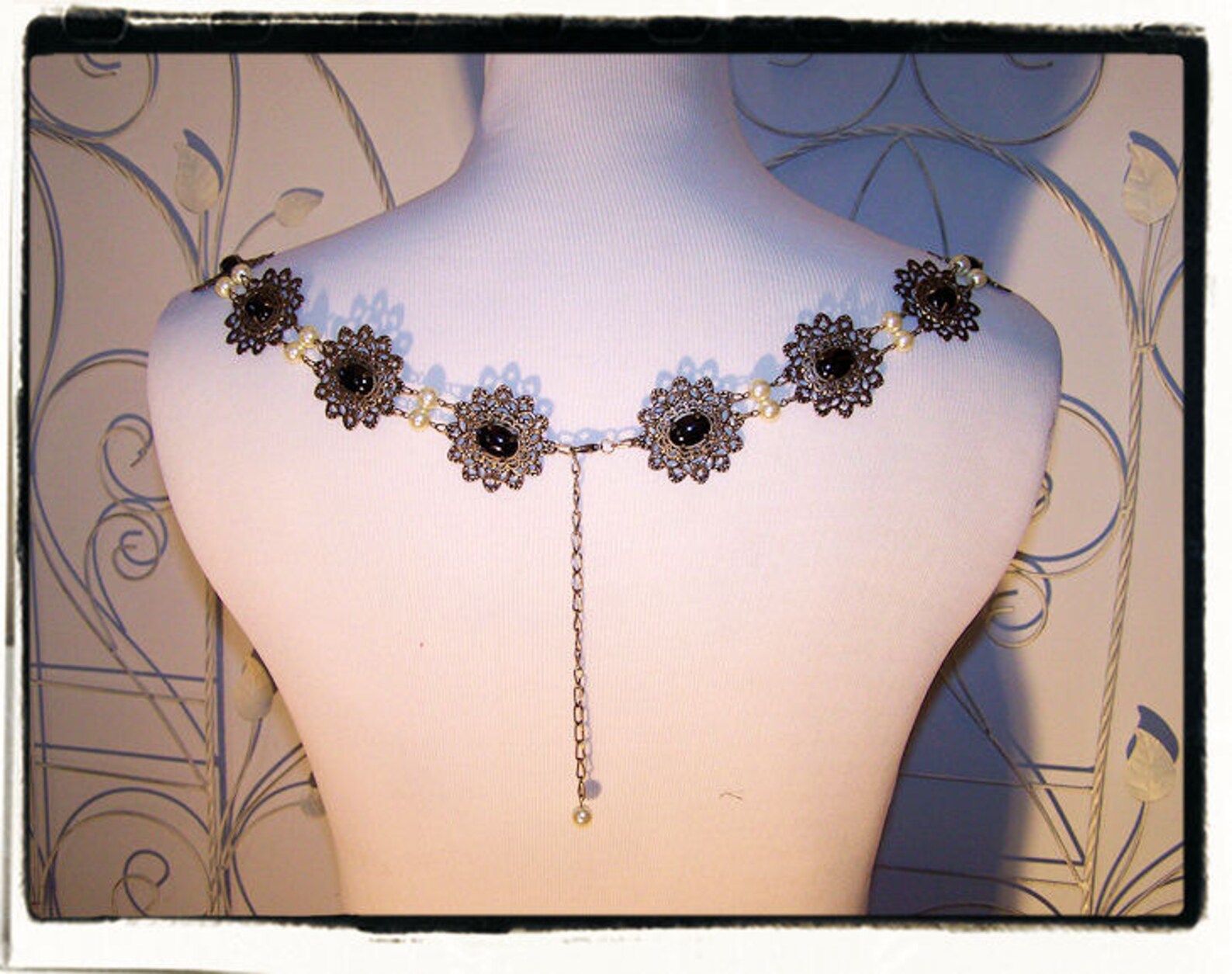 GOLD Mens Tudor Chain of Office, Neck Wear Livery Collar, Renaissance ...