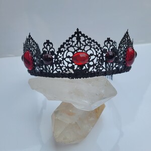 Morgaine Bad Blood Black Filigree Tiara, Evil Queen Vampire,tudor ...