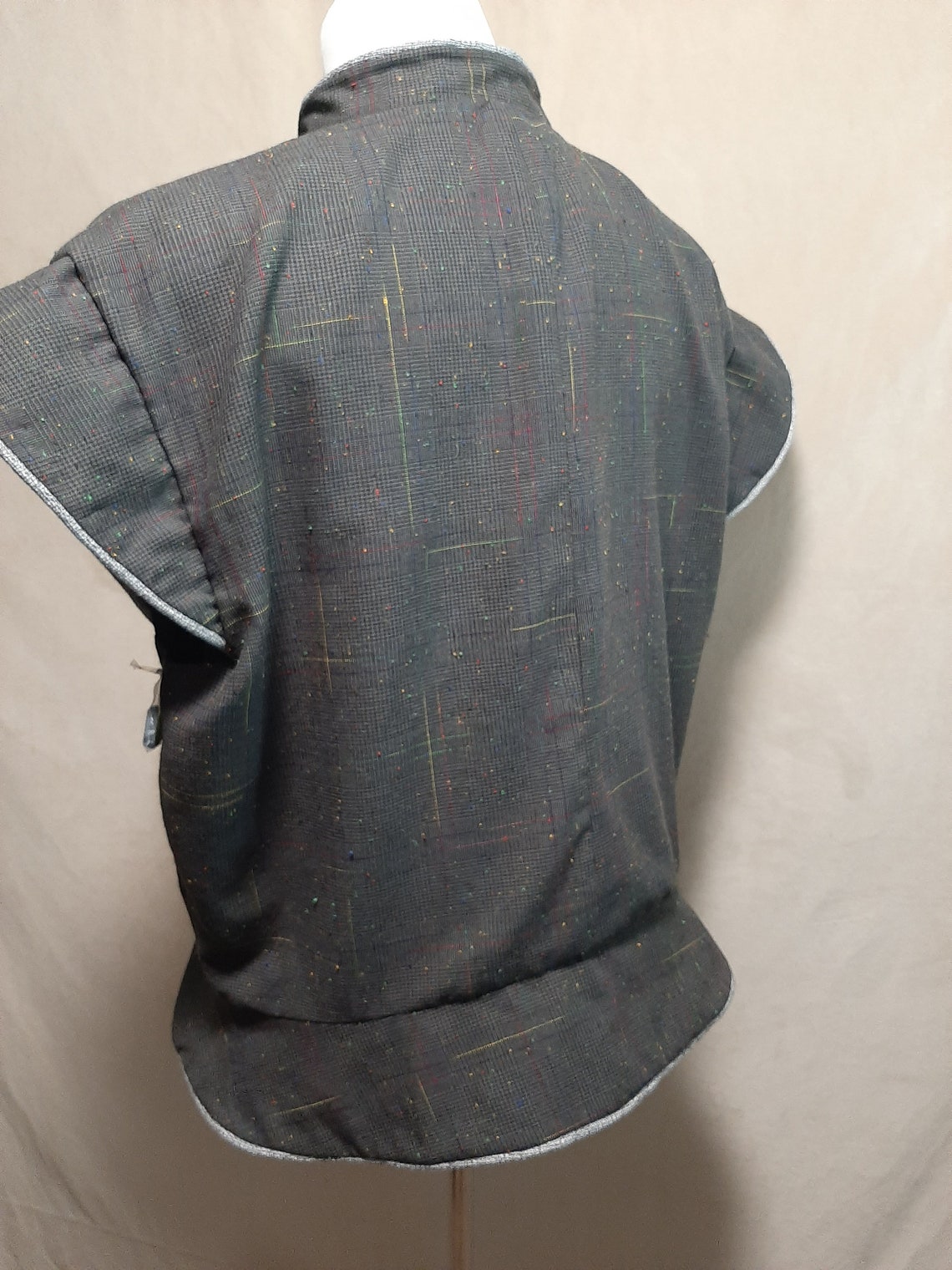 Chest 54" Dark Grey Tweed Tudor Doublet, the Tudors King Henry ...