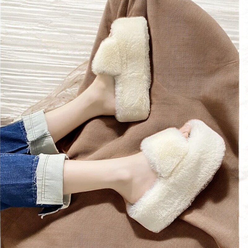 Fluffy Slides - Etsy