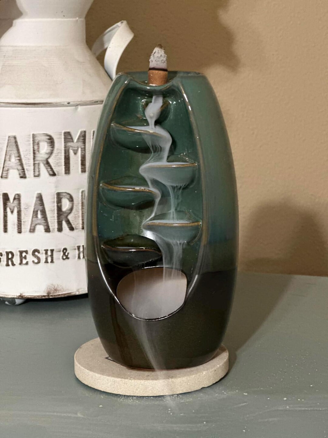 6 Color Option Ceramic Backflow Incense Holder – Waterfall Incense ...