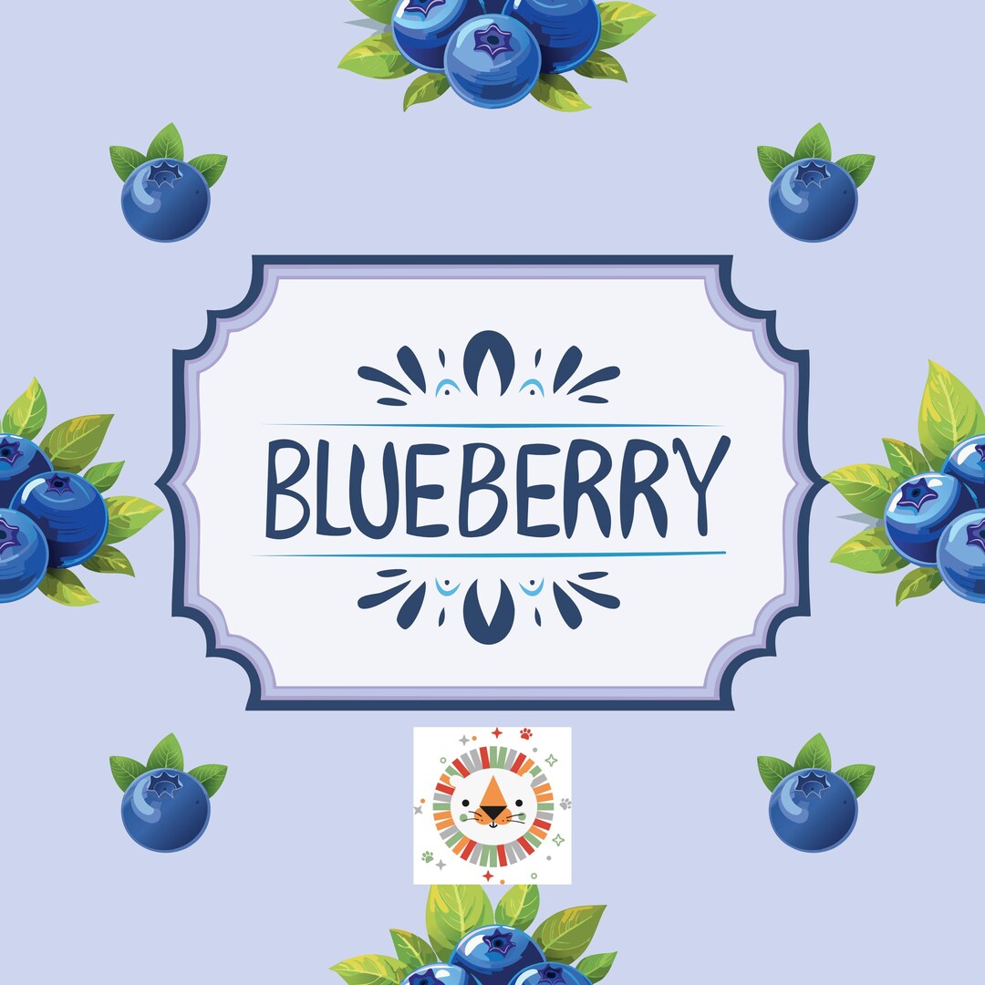 Seamless Pattern Blueberry, Seamless Design Blueberry, Design for ...