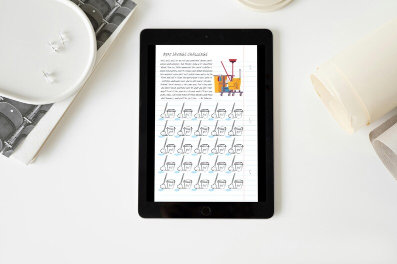 Printable 375 Envelope Savings Challenge Tracker, Save 375 Dollars ...