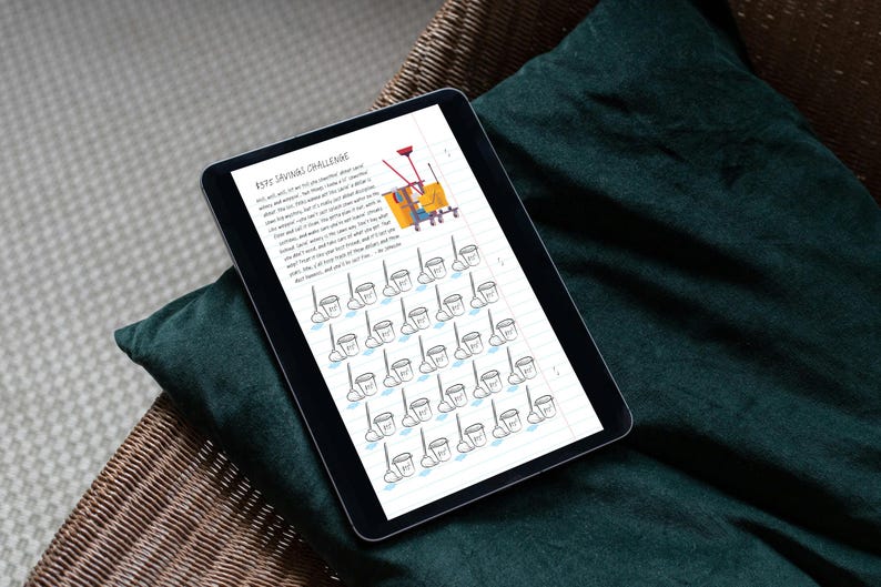 Printable 375 Envelope Savings Challenge Tracker, Save 375 Dollars ...