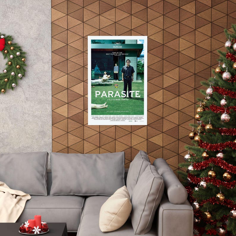 Parasite Movie Poster, Matte Vertical Wall Art, Modern Minimalist Decor ...